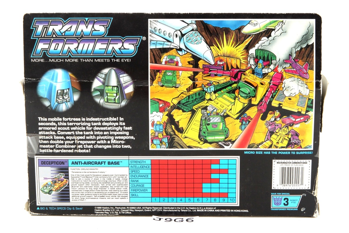 Transformers G1 Anti-Aircraft Base With Blackout And Spaceshot Price ...