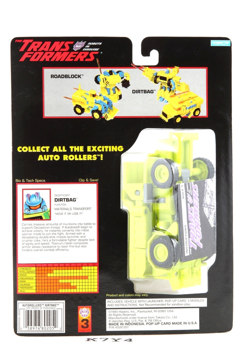 Transformers G2 Dirtbag Price [Autoroller]