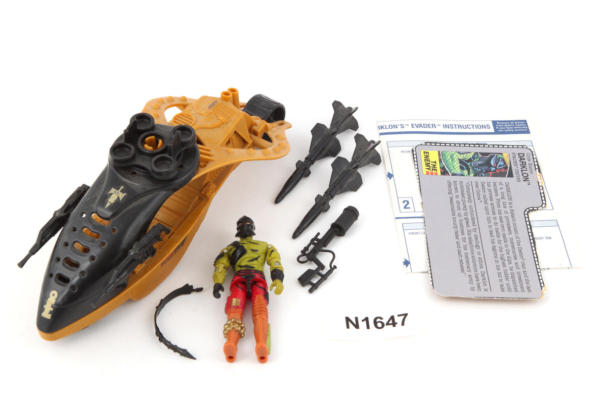 G.I. Joe Evader with Darklon Price [Vehicles and Driver Sets]