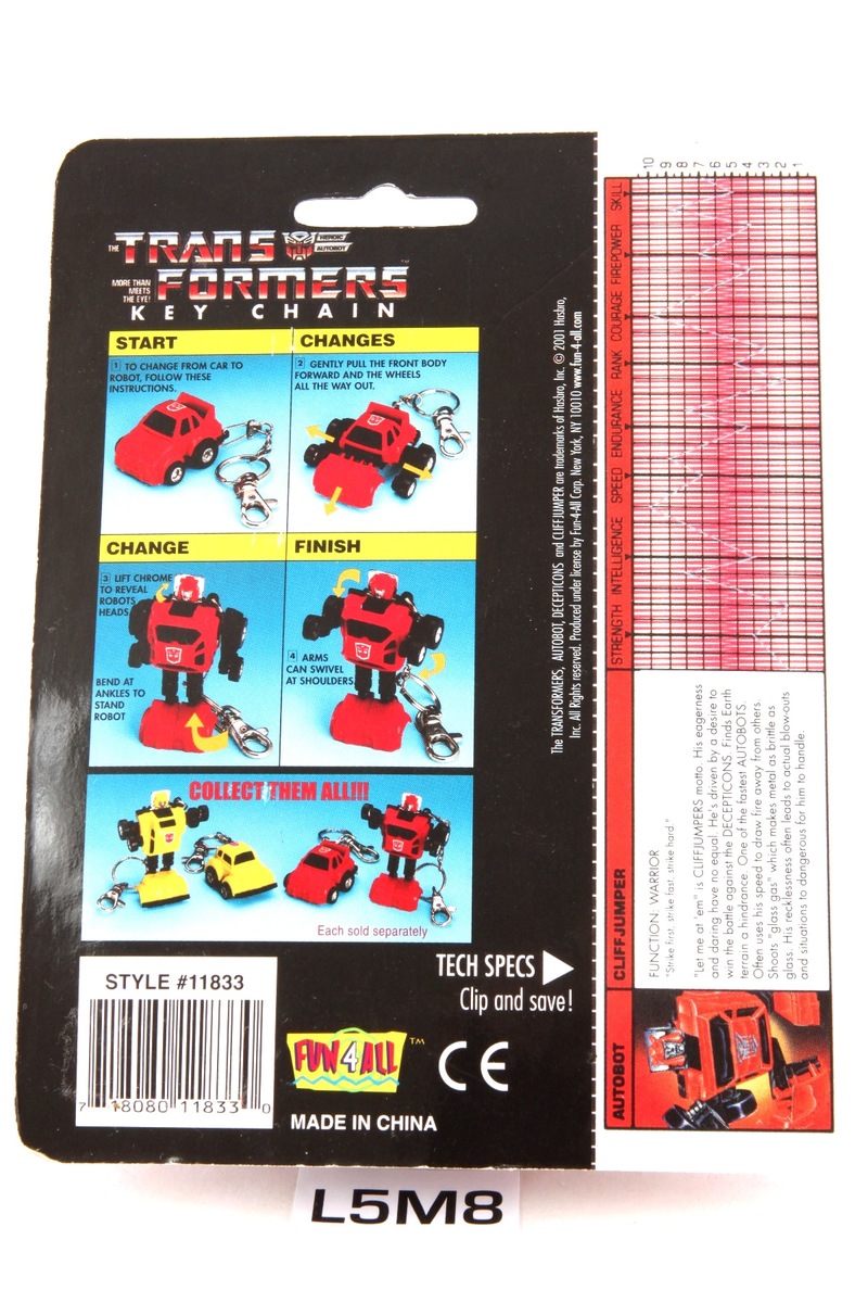 Transformers Heroes of Cybertron Cliffjumper Price [Fun-4-All Key Chains]
