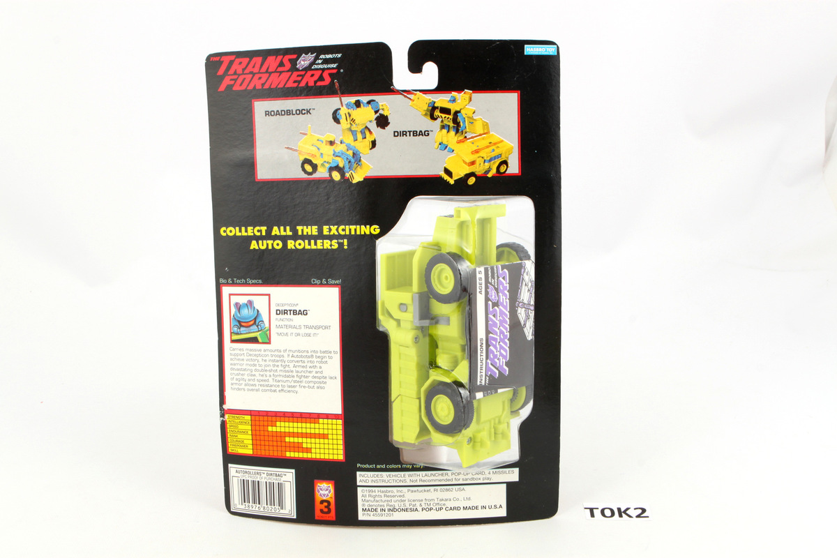 Transformers G2 Dirtbag Price [Autoroller]