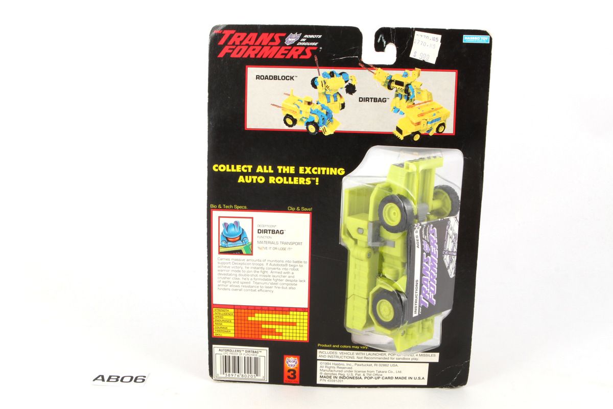 Transformers G2 Dirtbag Price [Autoroller]