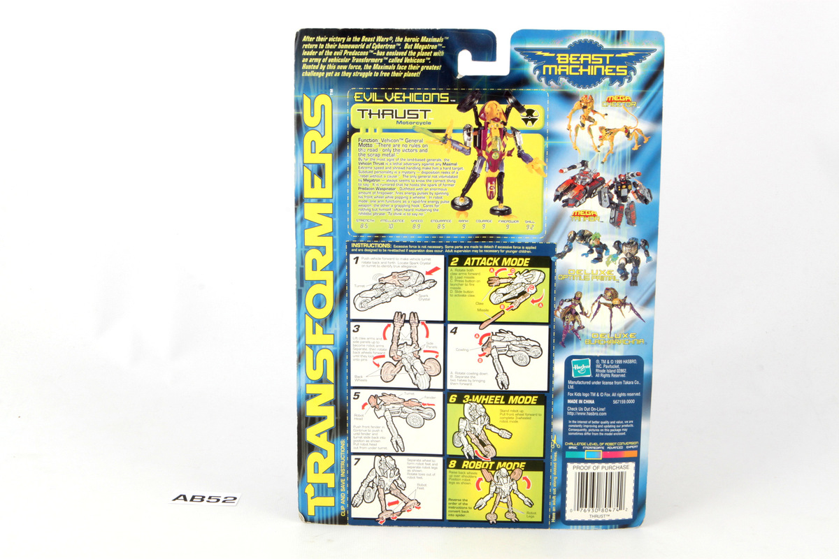 Transformers Beast Machines Thrust Price [Deluxe Class]