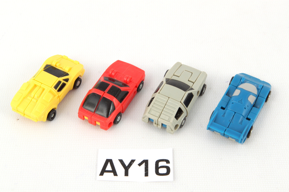 Transformers G1 Race Car Patrol (Roadhandler, Free Wheeler, Swindler ...