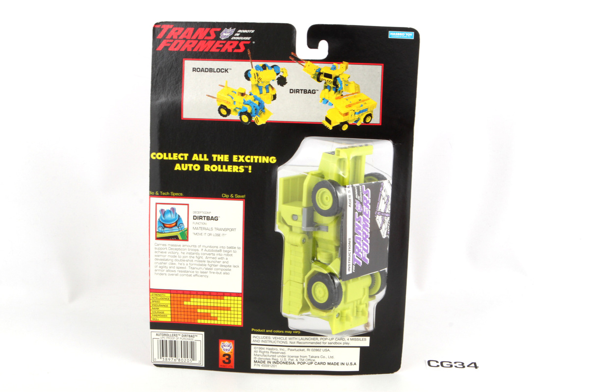 Transformers G2 Dirtbag Price [Autoroller]