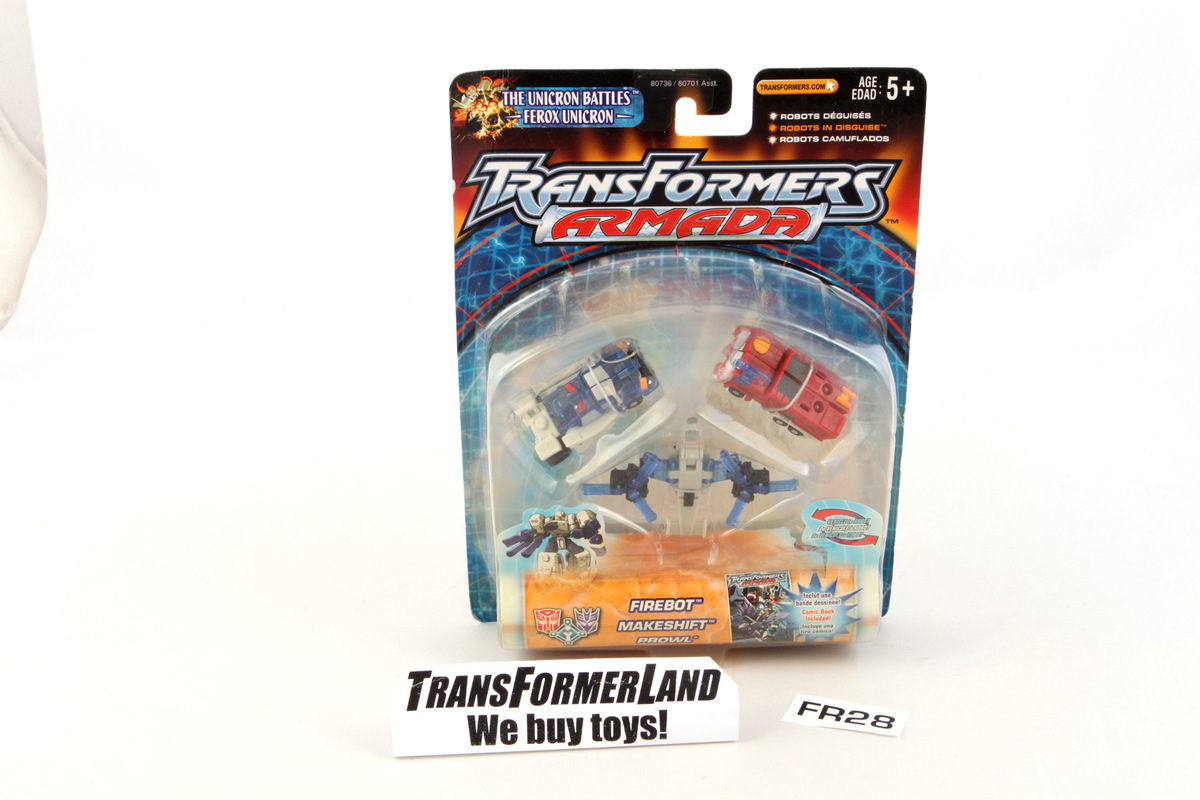 Transformers Armada Emergency Team (Firebot, Makeshift, Prowl) Price ...