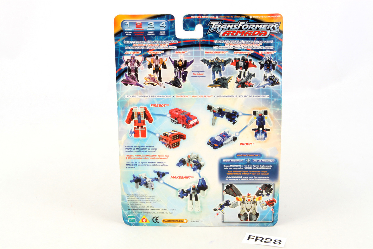 Transformers Armada Emergency Team (Firebot, Makeshift, Prowl) Price ...