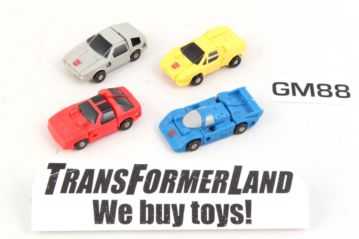 Transformers G1 Race Car Patrol (Roadhandler, Free Wheeler, Swindler ...