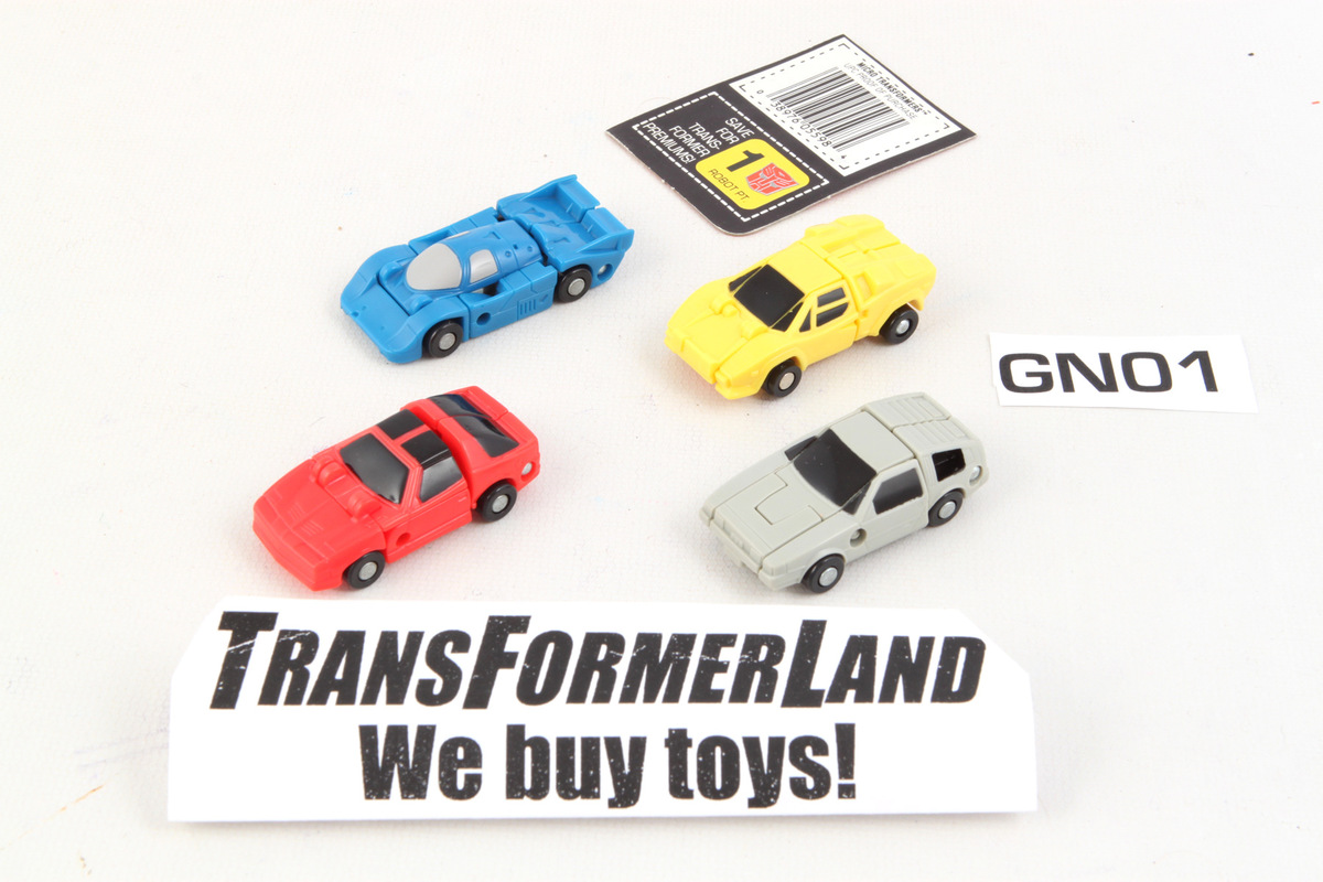 Transformers G1 Race Car Patrol (Roadhandler, Free Wheeler, Swindler ...