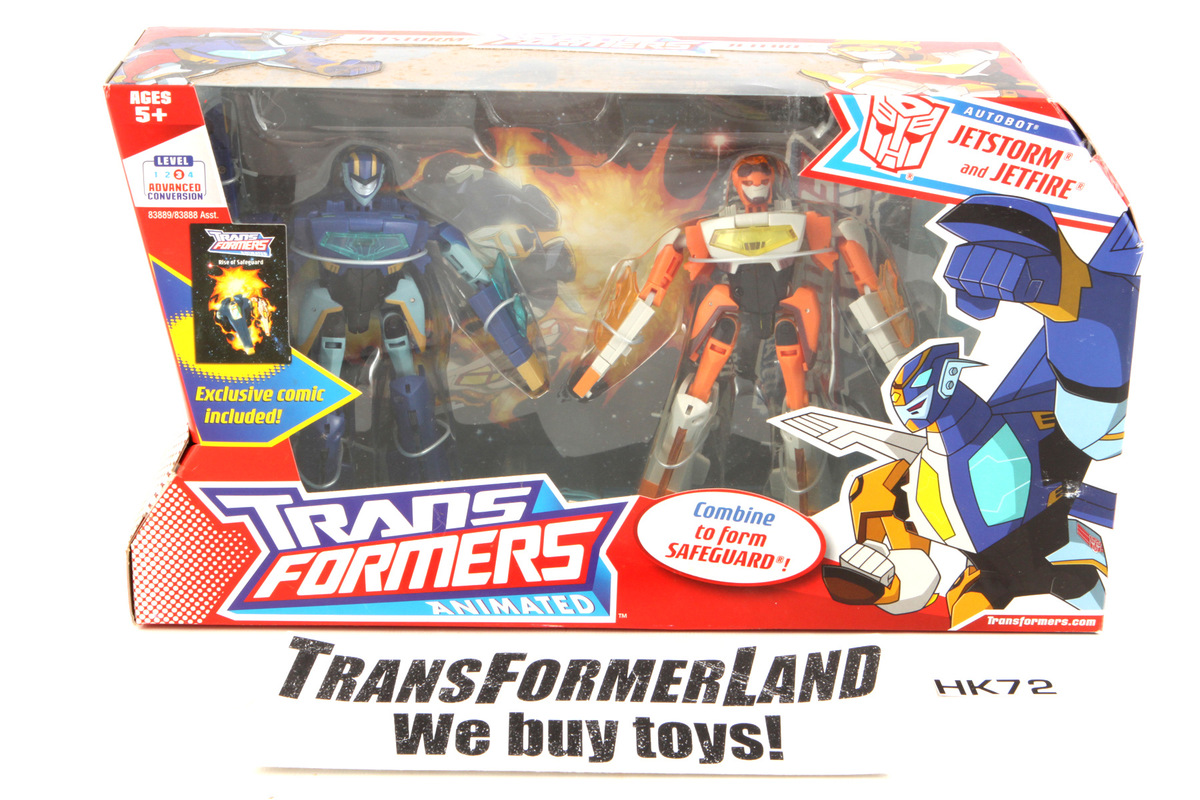 Transformers Animated Jetstorm and Jetfire (Safeguard) Price [Deluxe Class]