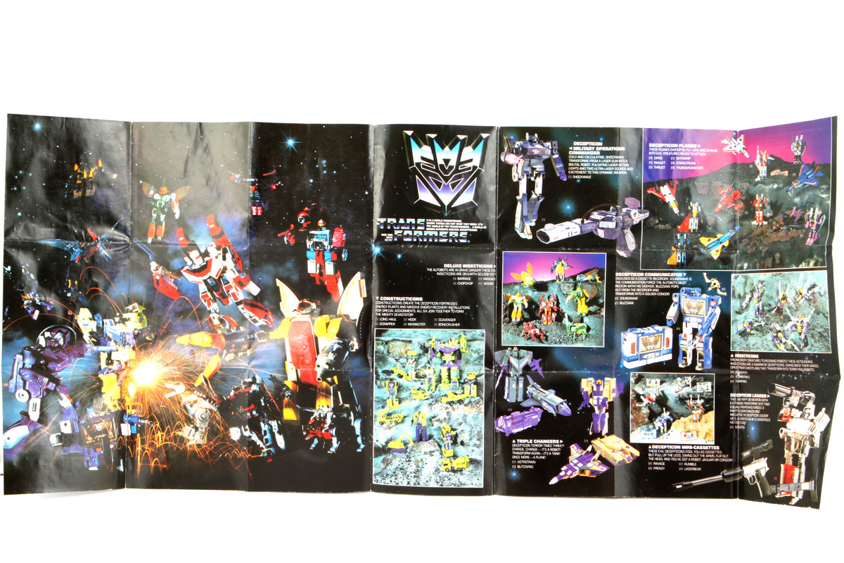 Transformers® G1 Catalog - 1985 US (trifold version) SKU 300771 ...