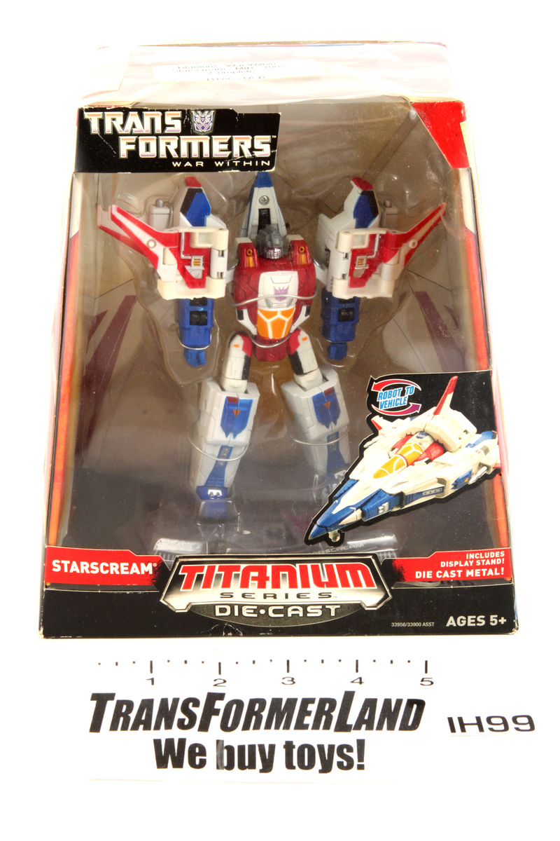Transformers Titanium Starscream (War Within) Price [6 Inch Cybertron ...