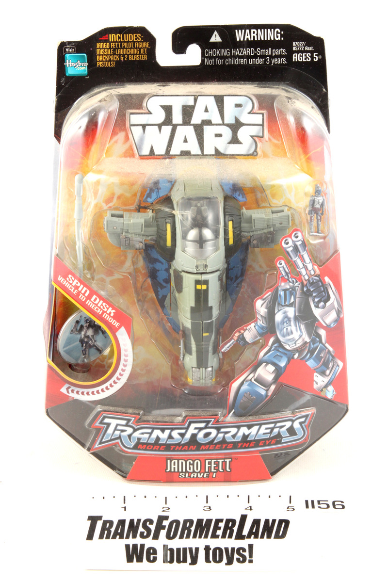 Transformers Crossovers (Star Wars, Marvel) Jango Fett to Slave I Price ...