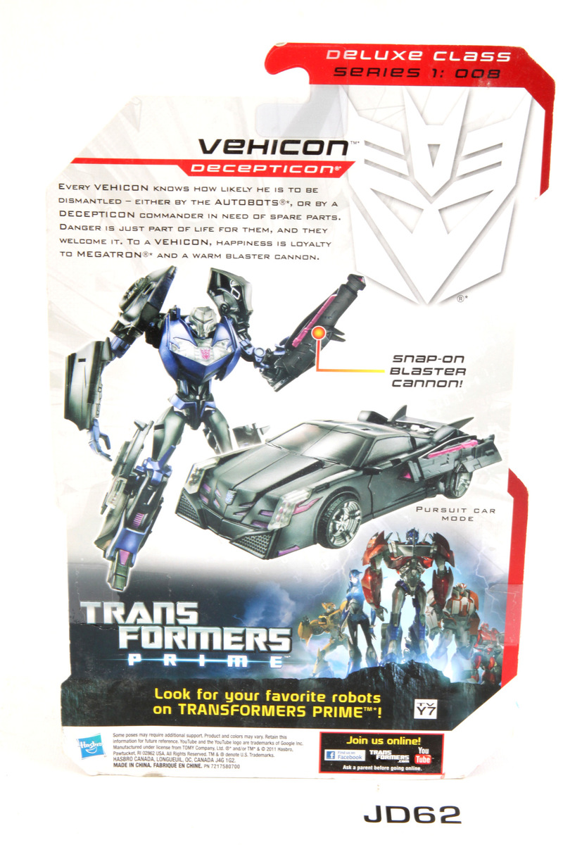Sealed Transformers® Prime Deluxe Class Vehicon SKU 304941 ...