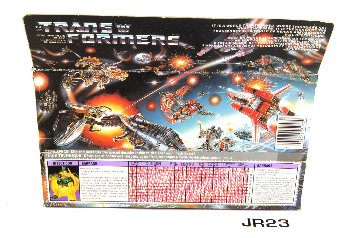 Transformers® G1 Barrage Package SKU 307408 | Transformerland.com ...
