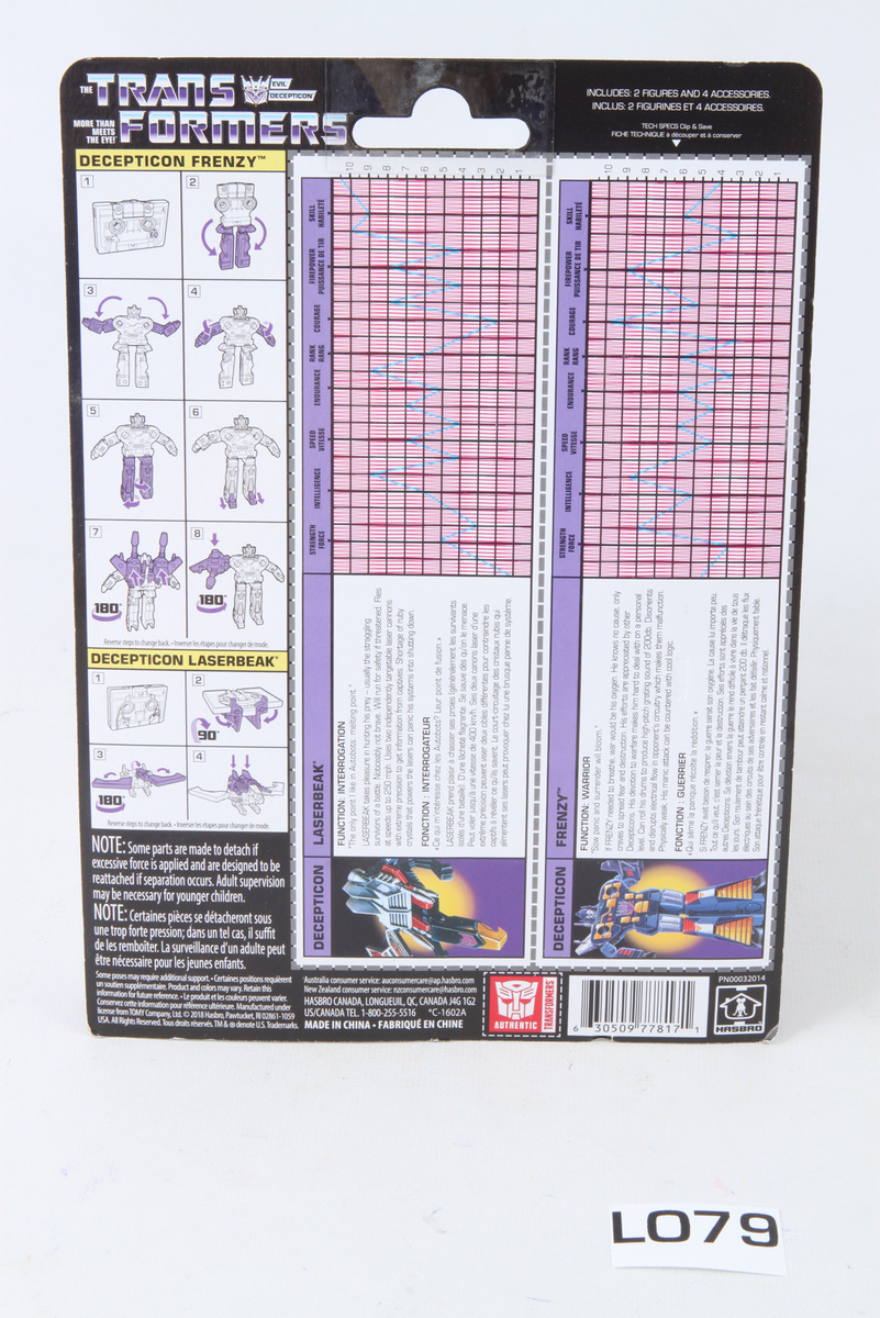 Sealed Transformers® Vintage G1 (Reissue) Mini-Cassettes Frenzy and ...