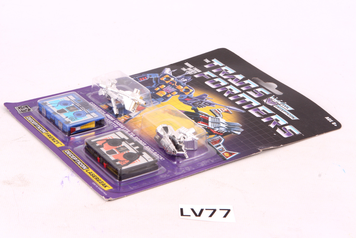 Sealed Transformers® Vintage G1 (Reissue) Mini-Cassettes Frenzy and ...