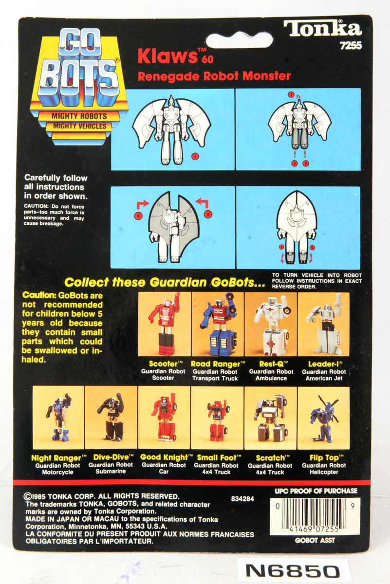 Gobots Klaws Price [Regular]