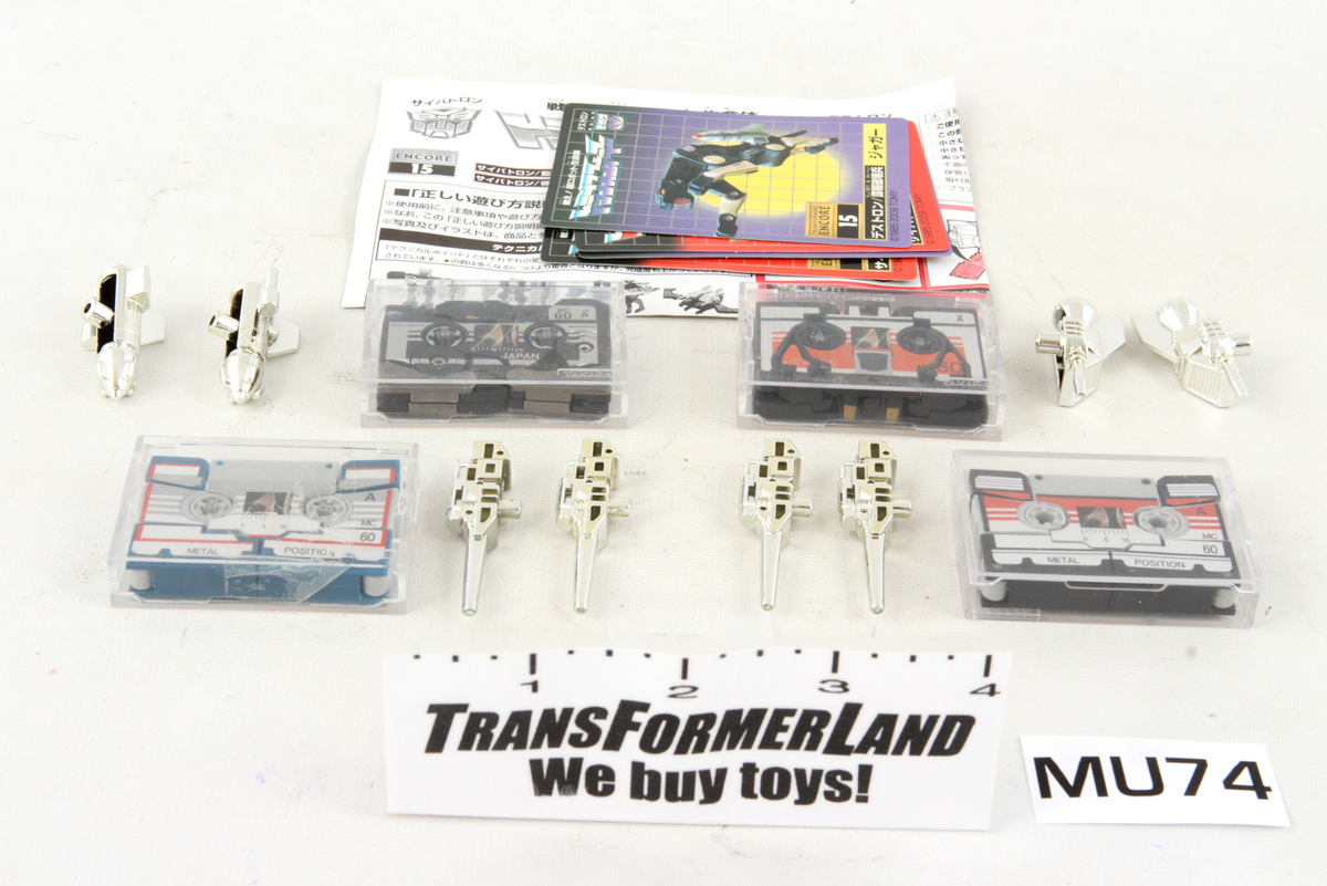 Complete Transformers® Encore (Reissue) Cassettbots Great Cassette ...