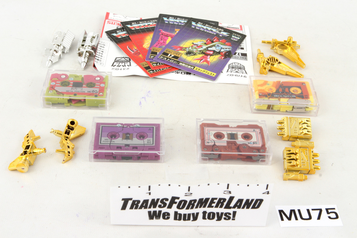 Complete Transformers® Encore (Reissue) Cassettbots Great Cassette ...