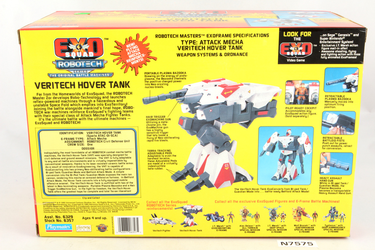 Sealed Macross / Robotech® ExoSquad Robotech Series Veritech Hover Tank ...