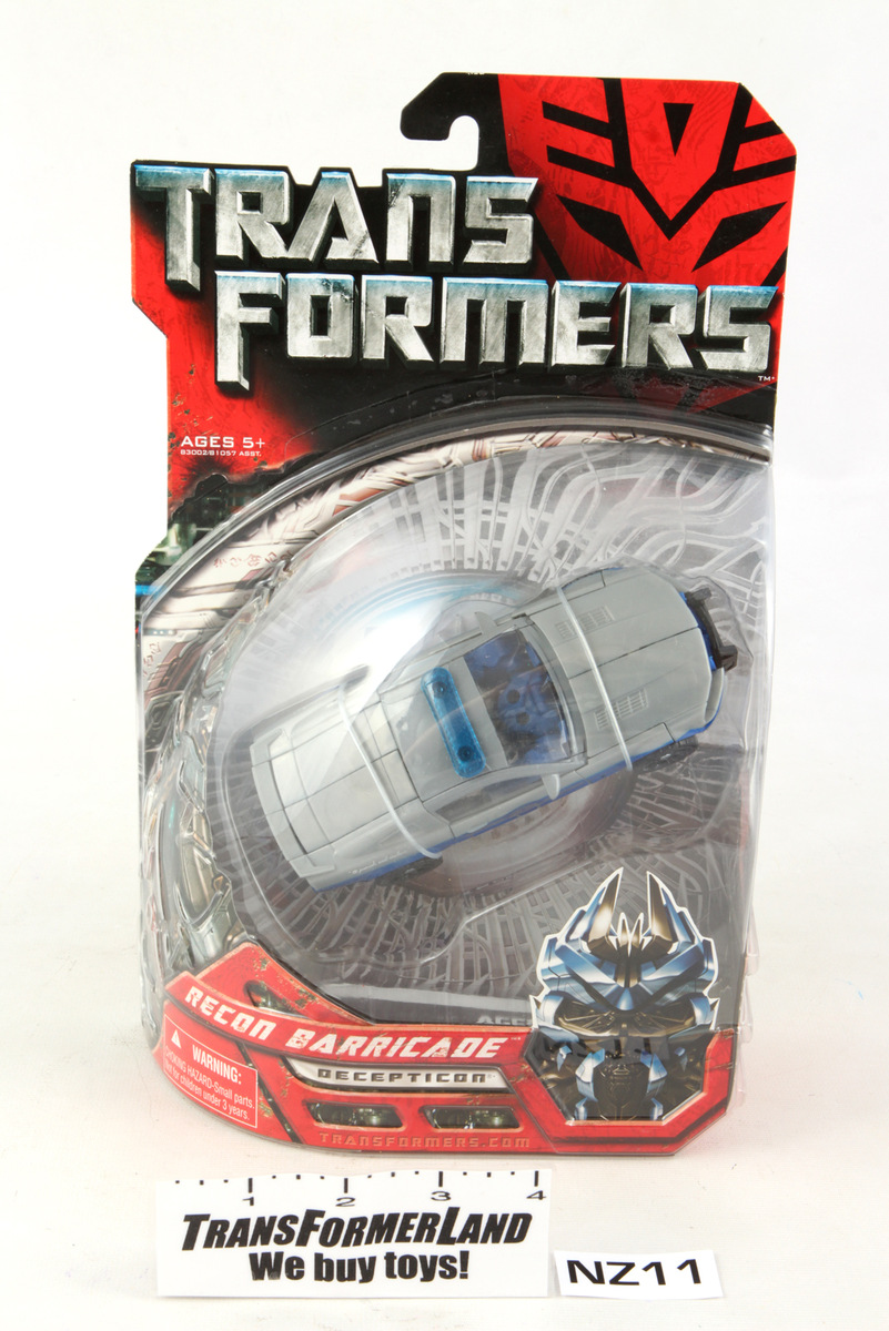 Sealed Transformers® Movie Deluxe Class Recon Barricade SKU 322501 ...