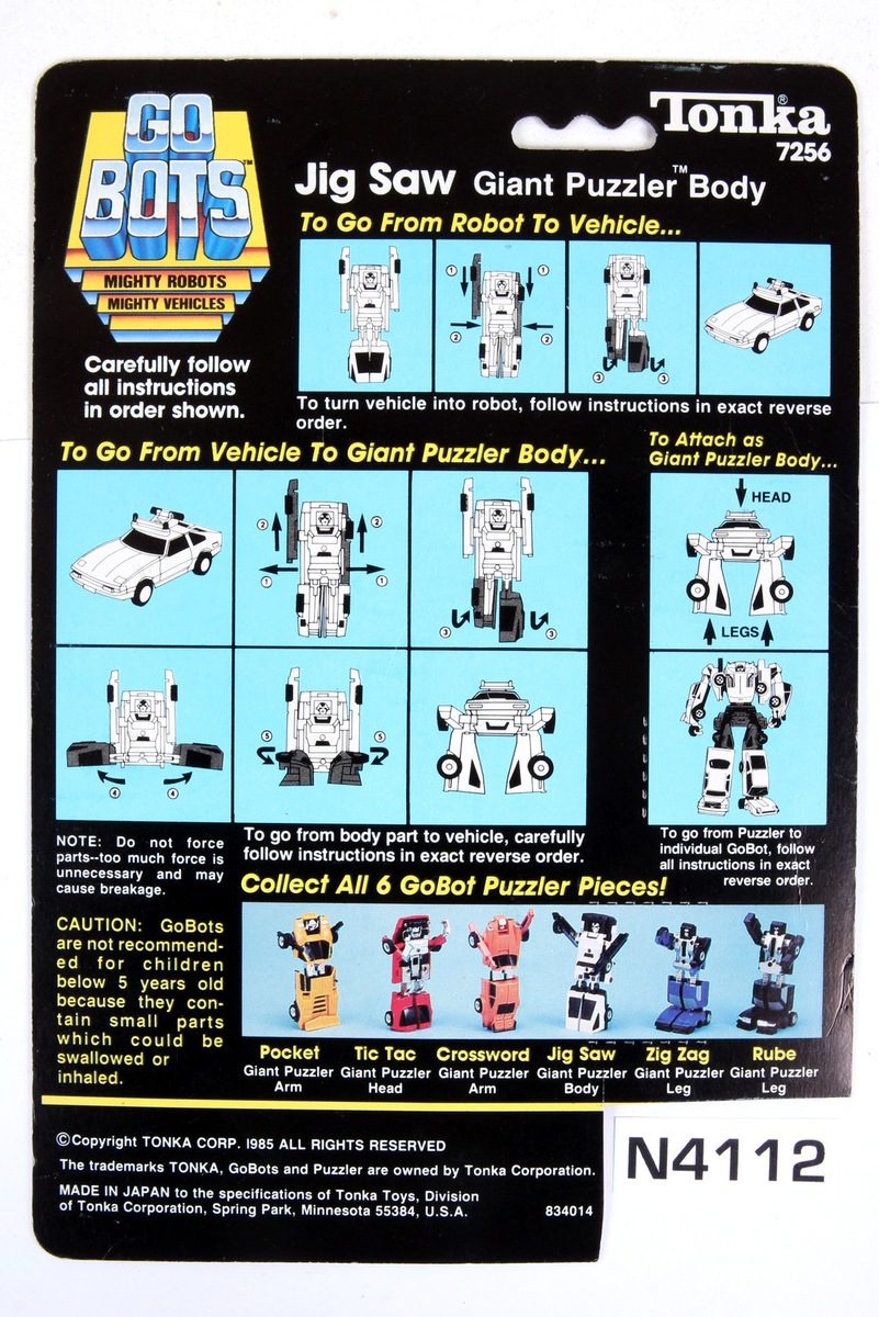 GoBots® Tonka GoBots Combiners 1986 Package Toy Store | Transformland ...