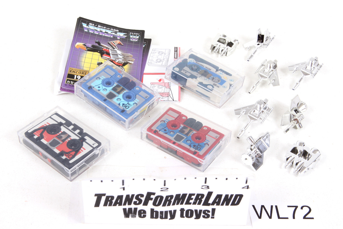 Complete Transformers® Encore (Reissue) Cassettbots Great Cassette ...