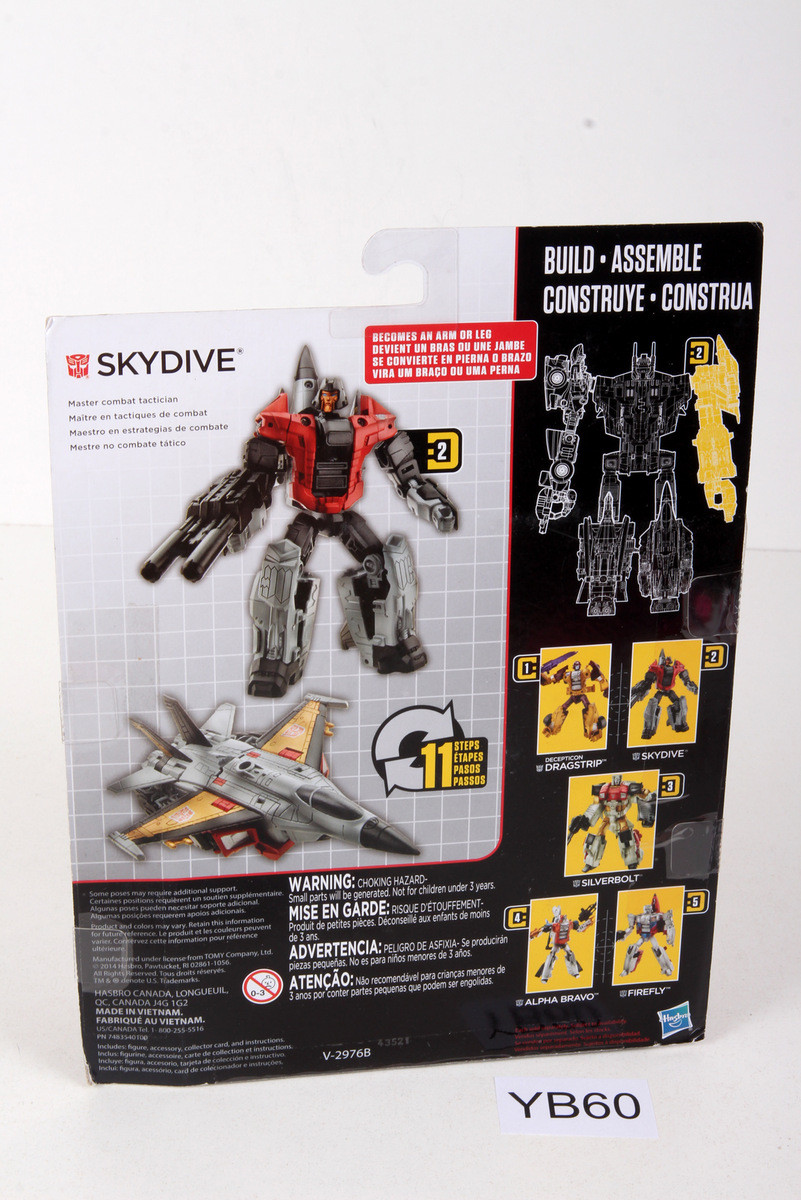 Sealed Transformers Generations Combiner Wars Deluxe Class Skydive SKU 359387 Transformerland Largest selection best prices on new used and vintage Transformers figures and toys