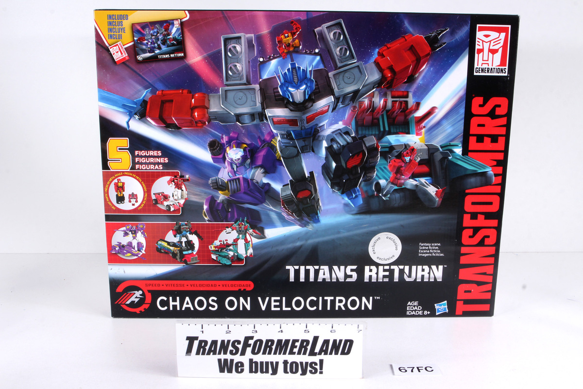 Sealed Transformers® Generations - Titans Return Gift Sets Chaos on ...