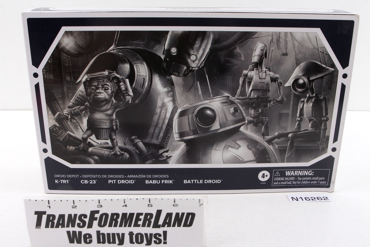 Sealed Star Wars® The Black Series Red Series Droid Depot SKU 389158 ...