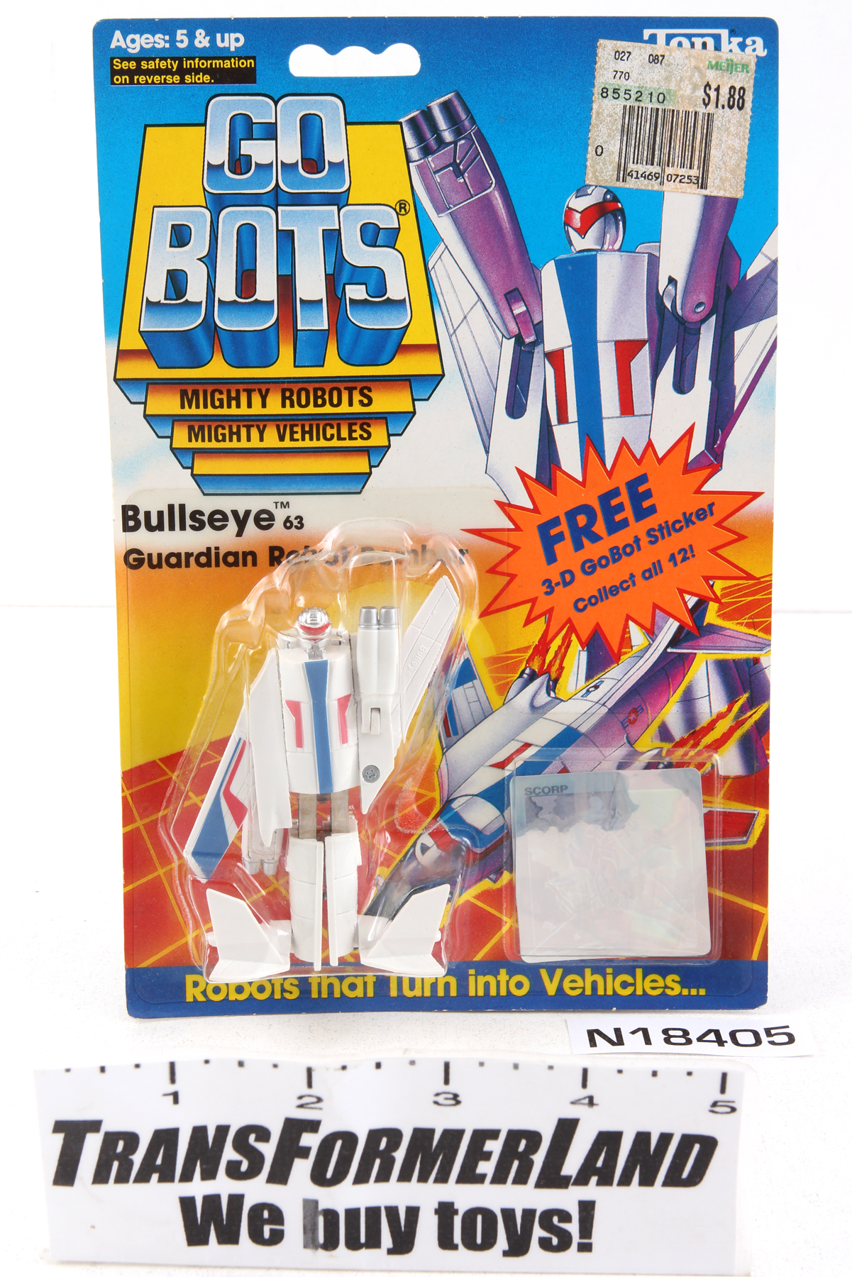 Sealed GoBots® Tonka GoBots Regular Bullseye SKU 396630 ...