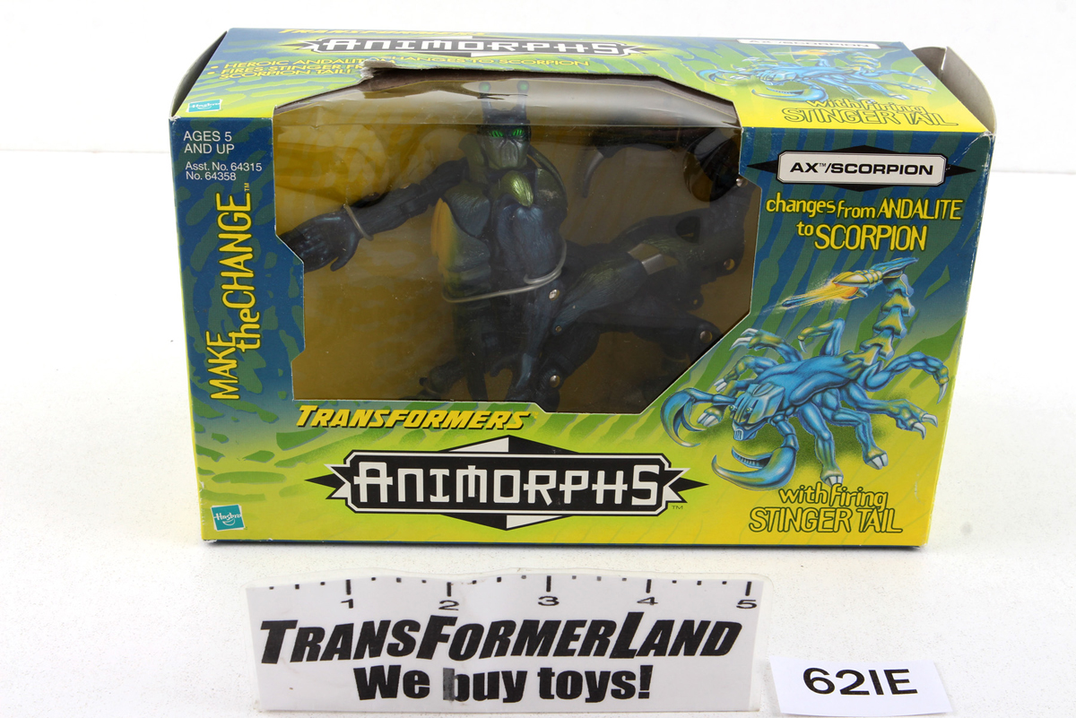 Packaged, not sealed Transformers® Animorphs Mega Class Ax / Scorpion ...