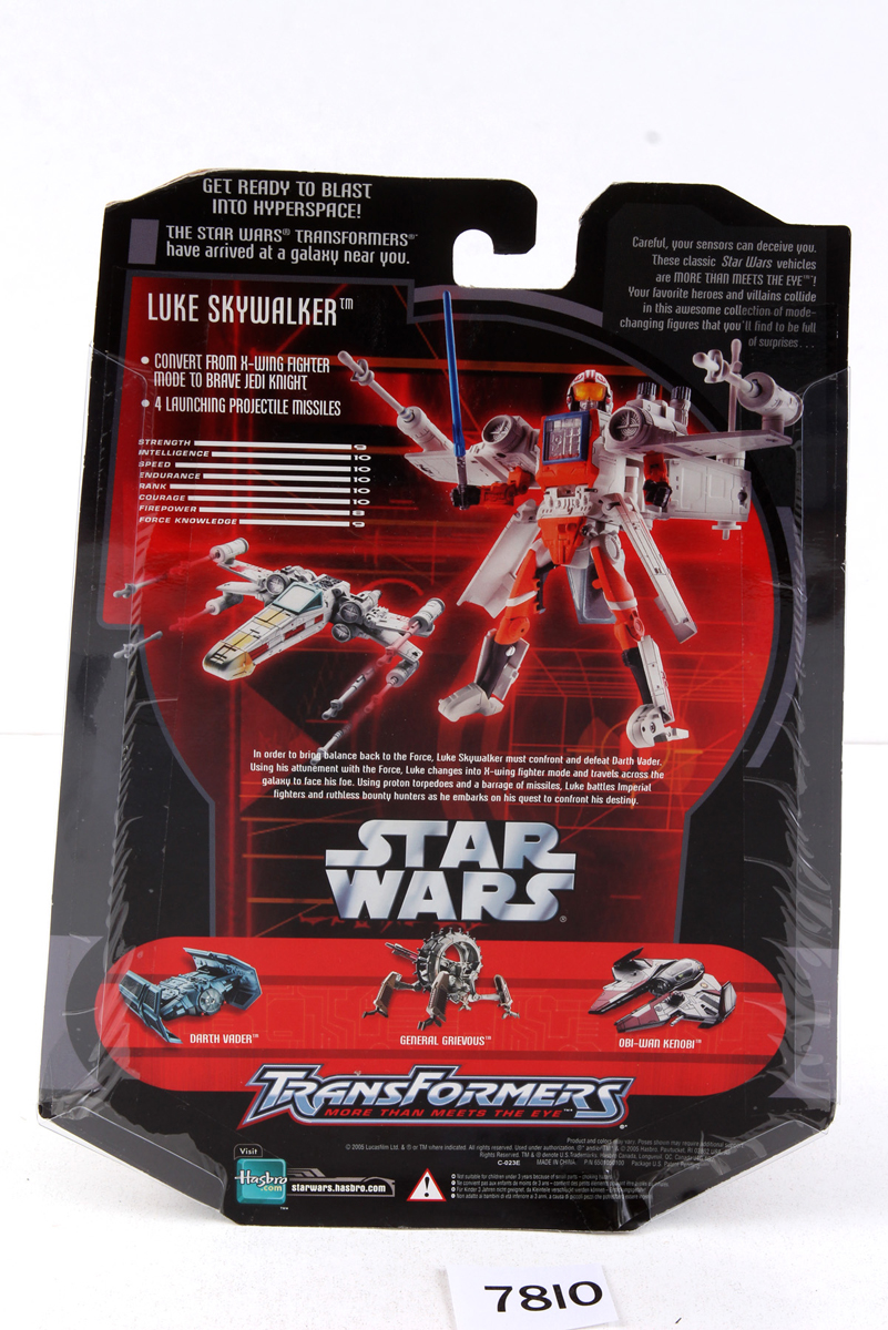 Sealed Transformers® Crossovers Basic Figures Luke Skywalker X-Wing ...