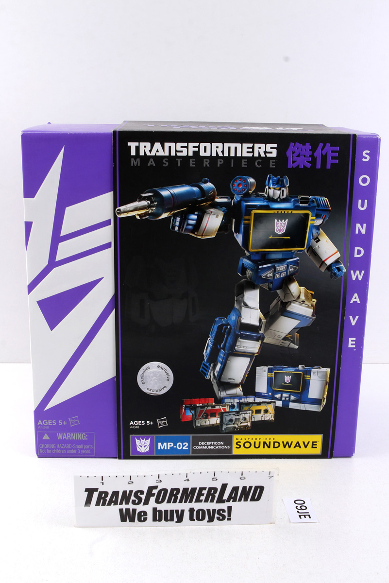 Packaged, not sealed Transformers® Masterpiece Masterpiece Soundwave ...