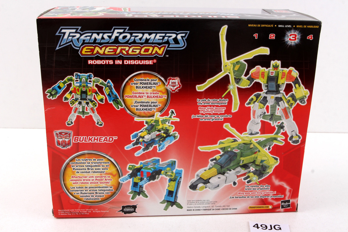 Sealed Transformers® Energon Command Class Bulkhead SKU 401713 ...